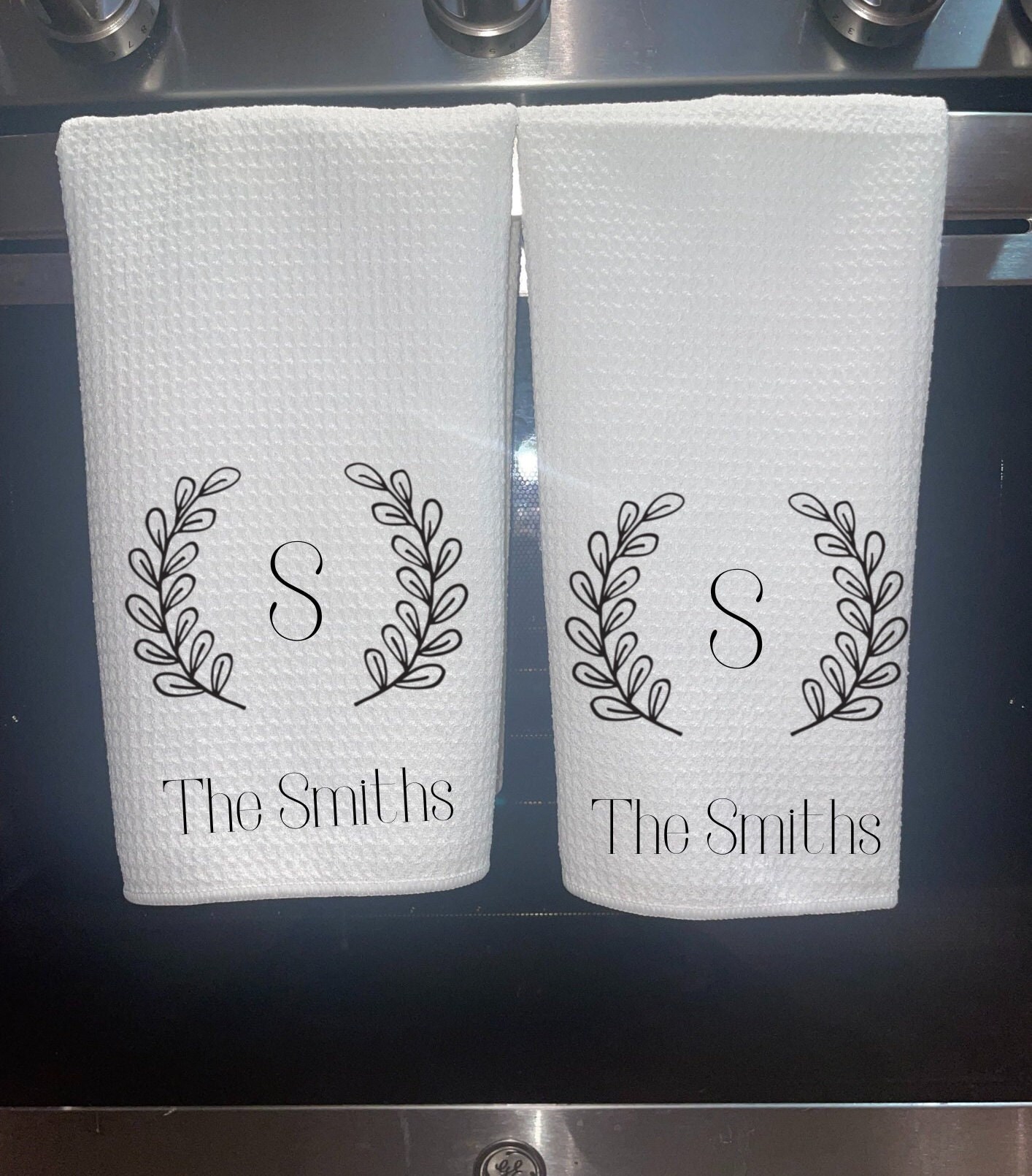 Personalized Kitchen Towel - Personalized Dish Towel - Wedding Gift ...