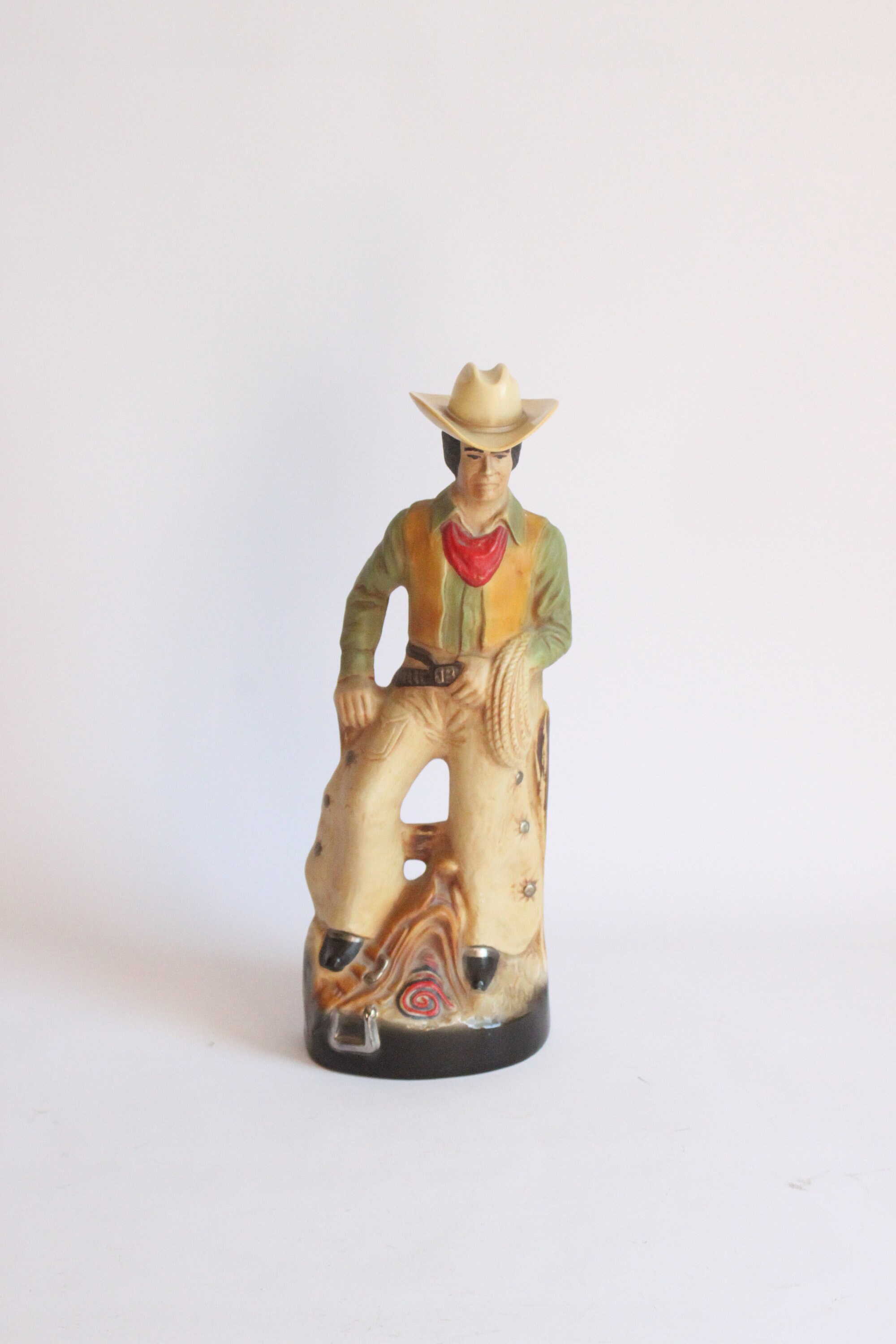 Jim Beam Cowboy Bottle Porcelain Advertising | James B Beam Regal China ...