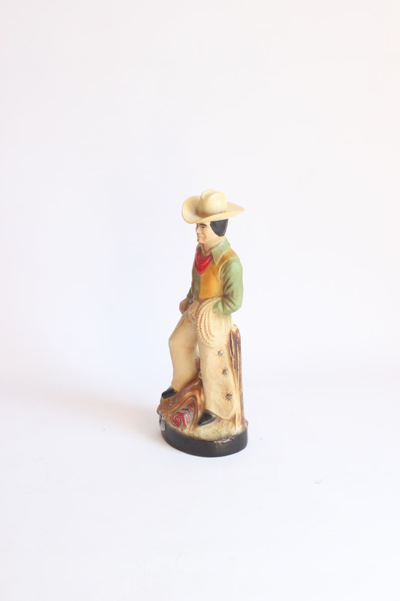Jim Beam Cowboy Bottle Porcelain Advertising | James B Beam Regal China ...