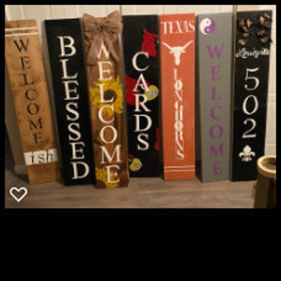 Welcome Door Signs Sport Signs Sorority & Fraternity Signs | Etsy