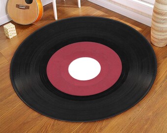 Circle Rugs, Round Modern Rugs, Record Round Rug, Popular Rugs,floor ...