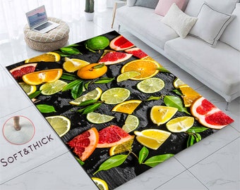 Kitchen Fruit Rugs - Etsy