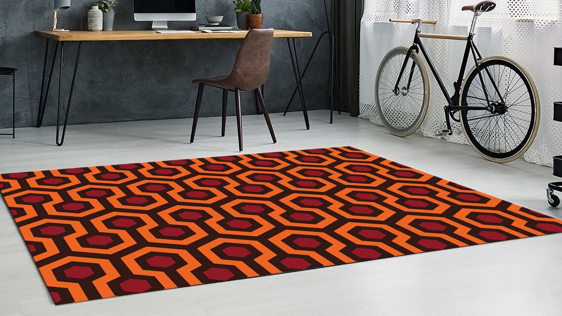 The Shining Overlook Hotel Carpet Area Rug the Shining Rug | Etsy