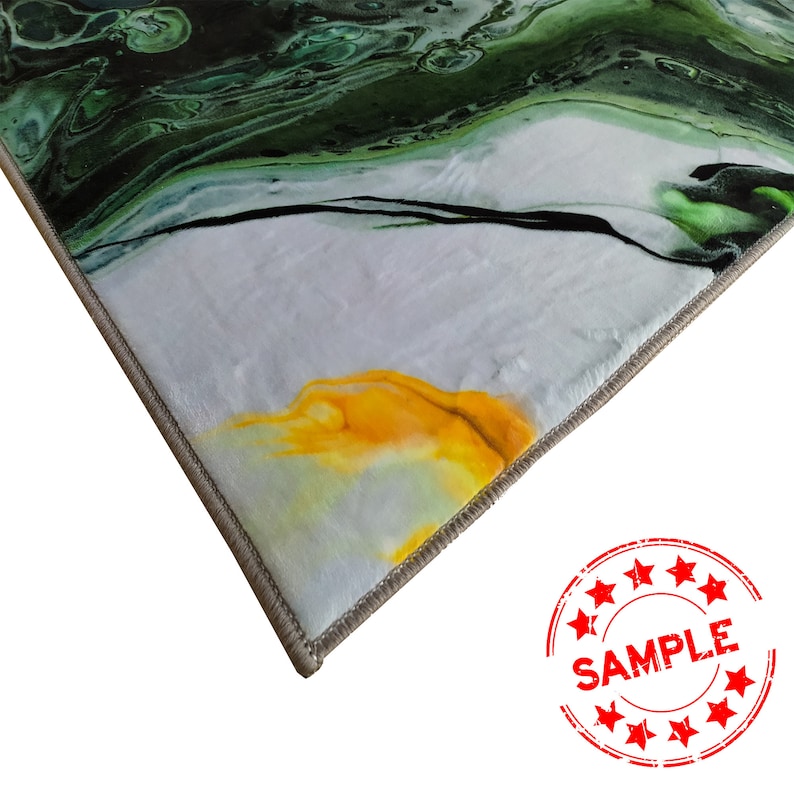 Blue Gold Marble Royal Blue Marble Area Rug Abstract Floor - Etsy