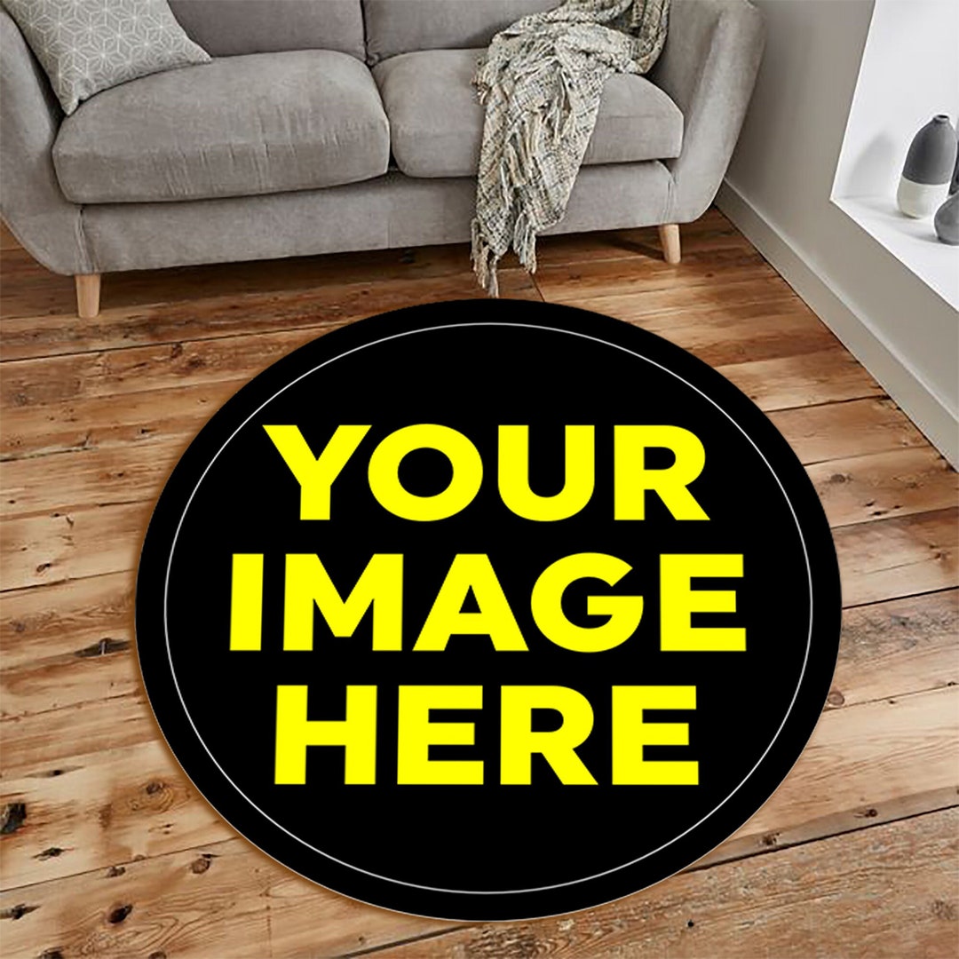 Round Rug,custom Image Rugs, Custom Rug With Your Logo, Custom Rug for ...
