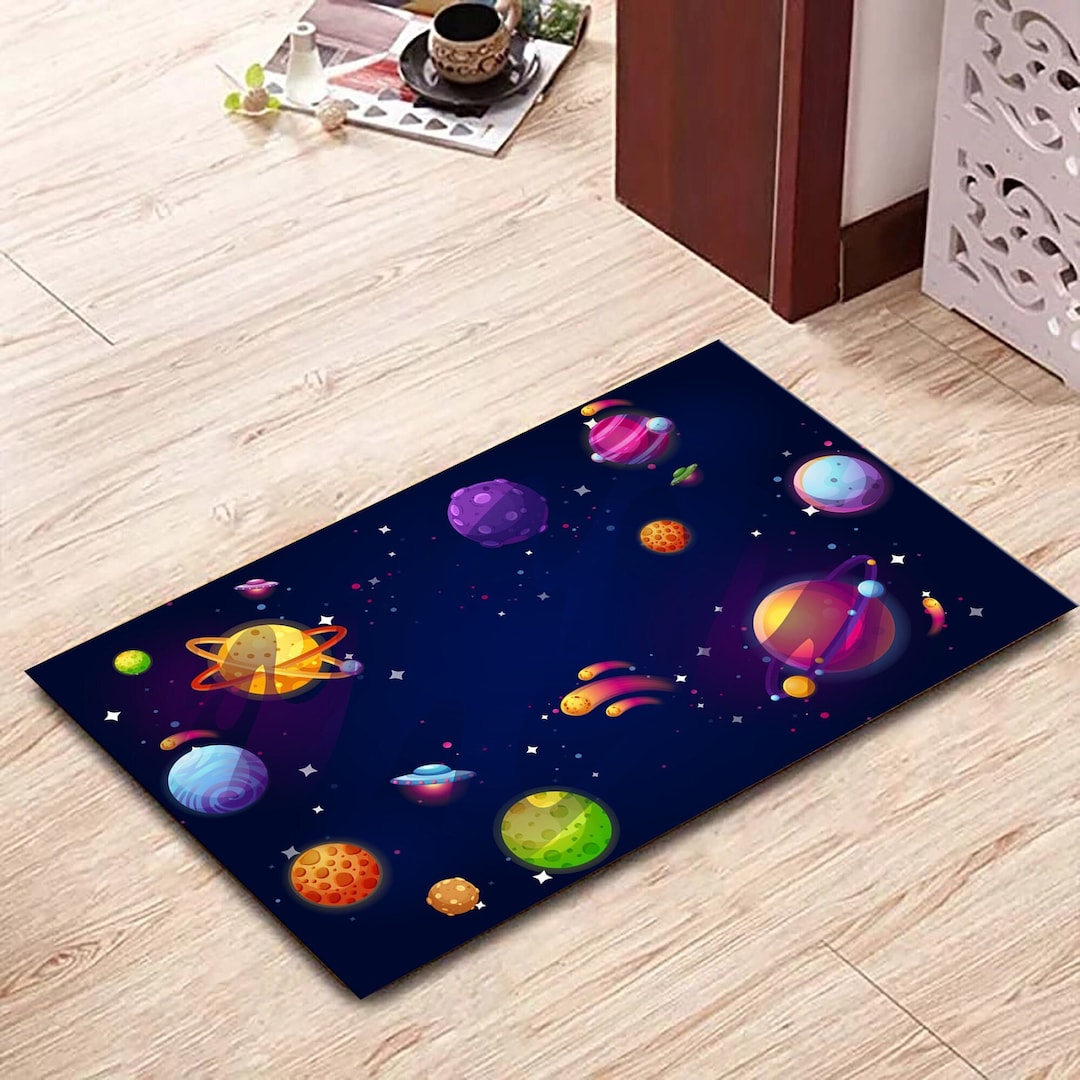 Comfortable Mat, Solar System, Planet, Indoor-outdoor Mat, Galaxy ...