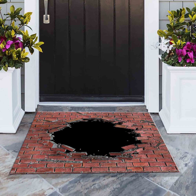 Vortex Illusion Doormat 3D Effect Rectangular Version 3D - Etsy