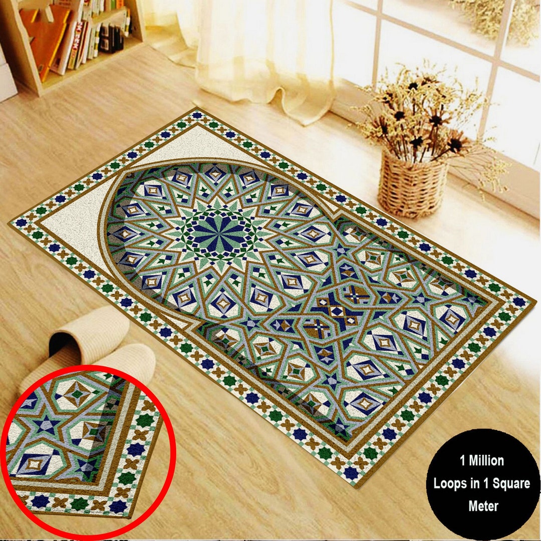 Woven Muslim Prayer Rug, Islamic Gift, Personalized Janamaz - Etsy