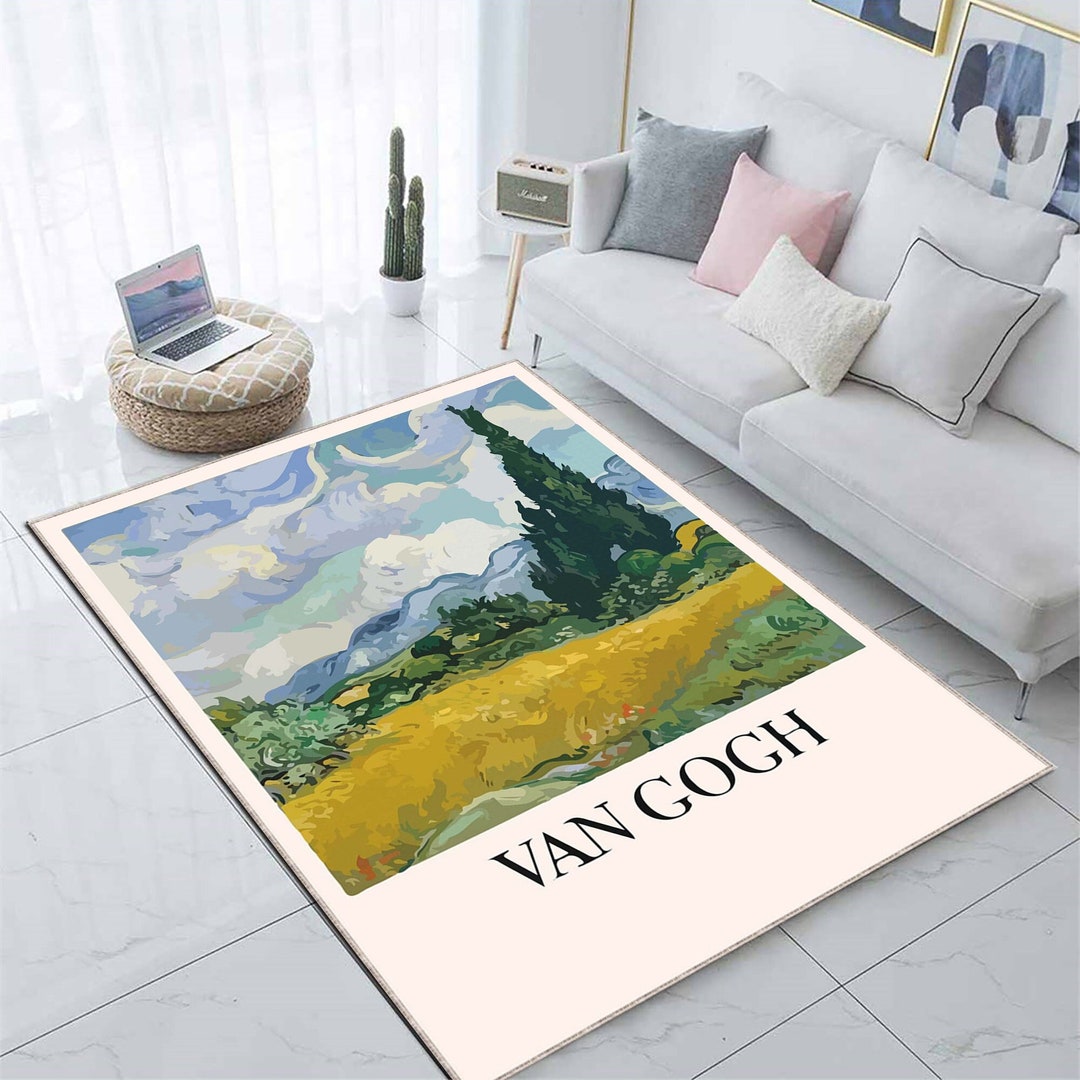 Vincent, Van Gogh Rug, Abstract Rug, Art Rug, Design Rug, Modern Rug ...