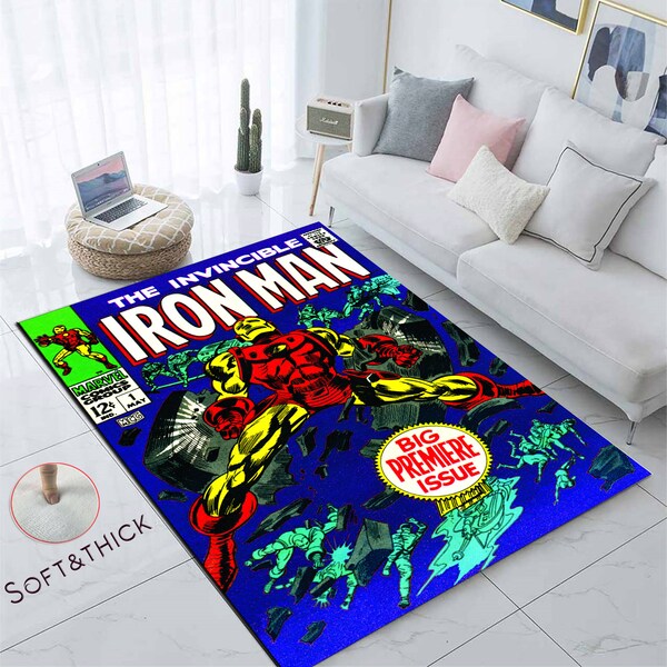 Iron Man Movie Rug - Etsy