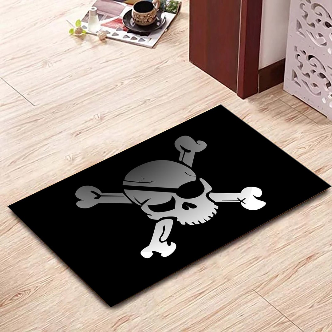 Pirate Skull and Crossbones Rectangle, Welcome Pirate Custom Welcome ...