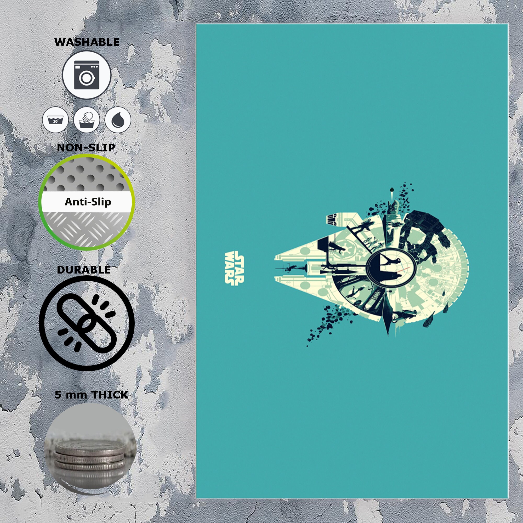 Star Wars Fighters Tie Fighters Rug Star Wars Fan Gift Star - Etsy