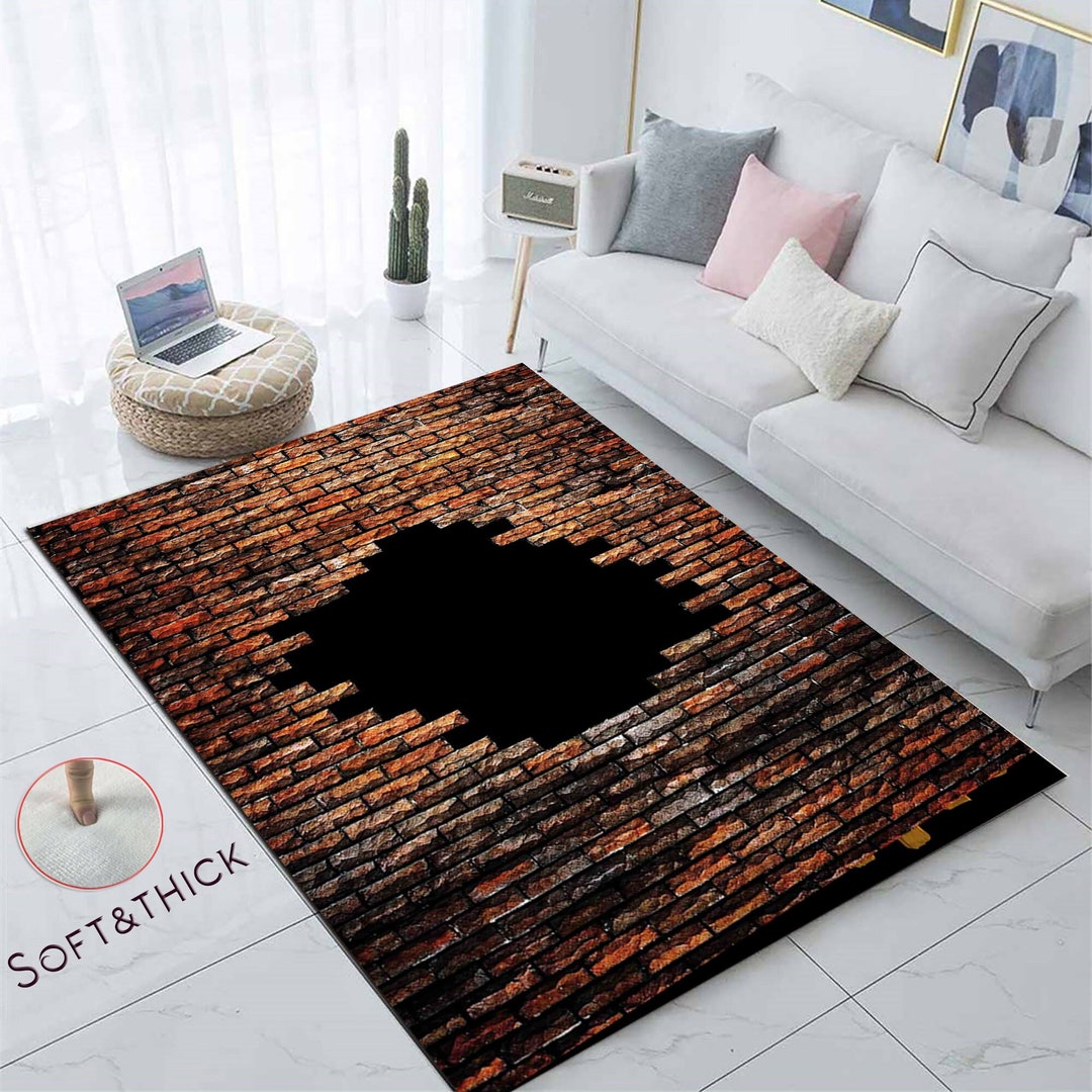 3D Broken Wall Bricks, 3D Carpets, Brick Pattern Rug, 3D Rug, Cool Rugs ...