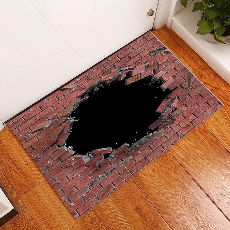 Vortex Illusion Doormat 3D Effect Rectangular Version 3D - Etsy