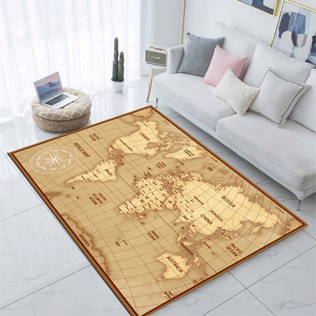 Artistic, Vintage World Map, Draw Concept, Old World Map, World Map Rug ...