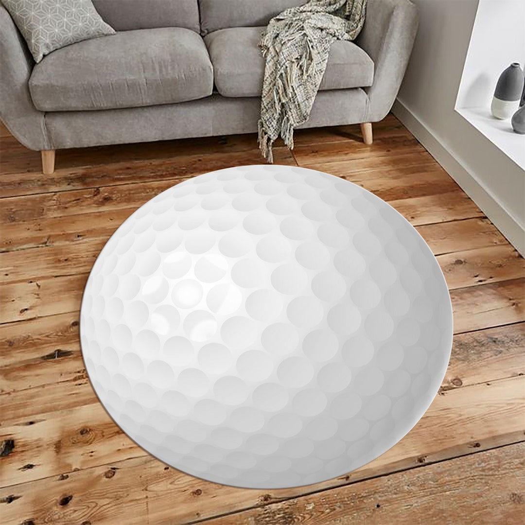 Golf Ball, Golf Course, Golfers Gift, Sport Rug, Large Area Rug, Home ...