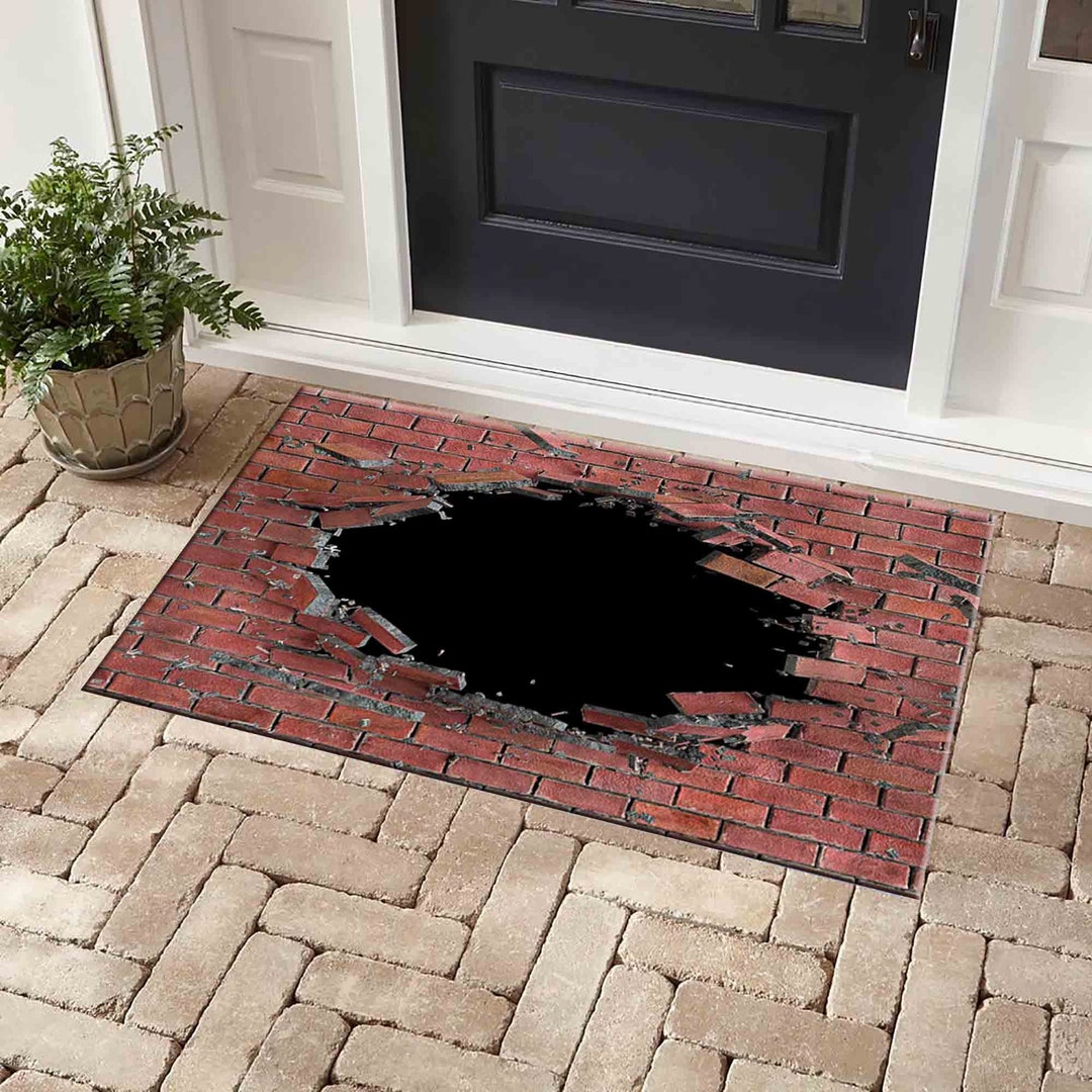 Vortex Illusion Doormat, 3D Effect, Rectangular Version, 3D Vortex ...
