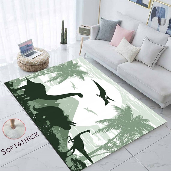 Dinosaur Kids Rug Dinosaur Dinosaur Rug Dino Rugwashable | Etsy