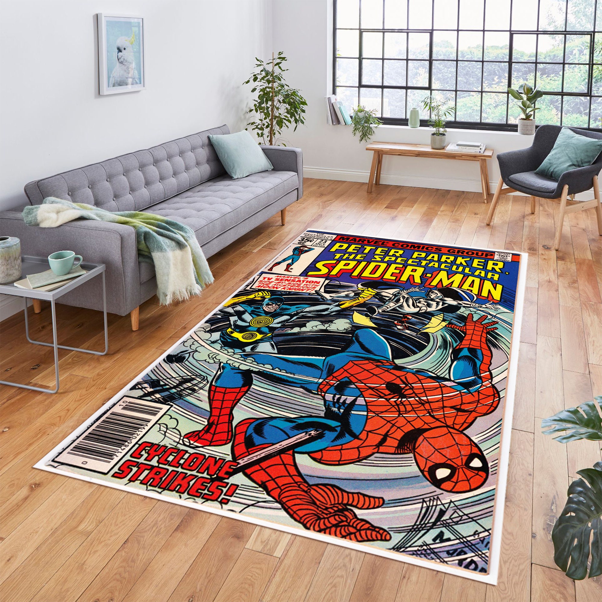 Spiderman Spider Man Legend Cartoon Rug Legend Comic Book - Etsy