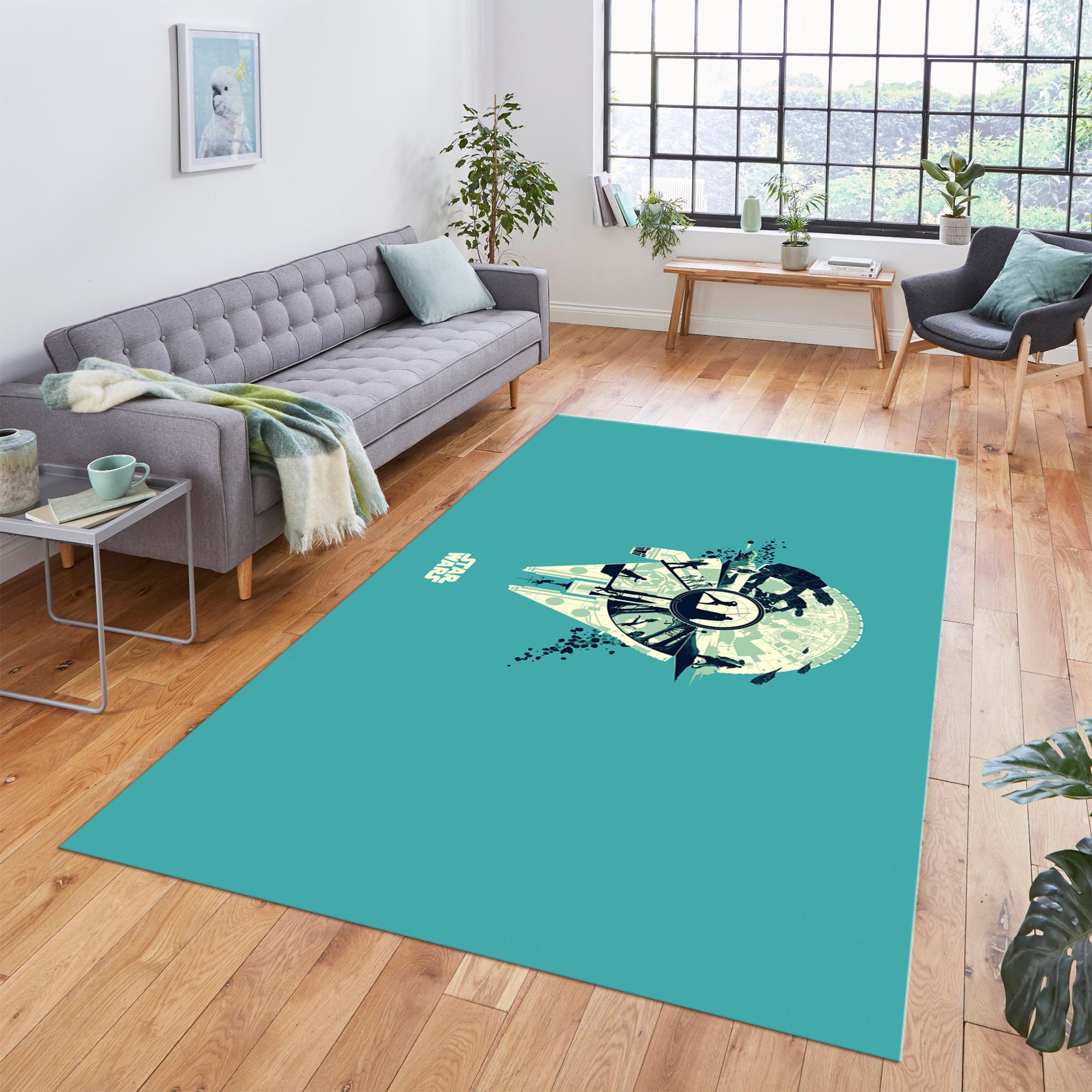 Star Wars Fighters Tie Fighters Rug Star Wars Fan Gift Star - Etsy