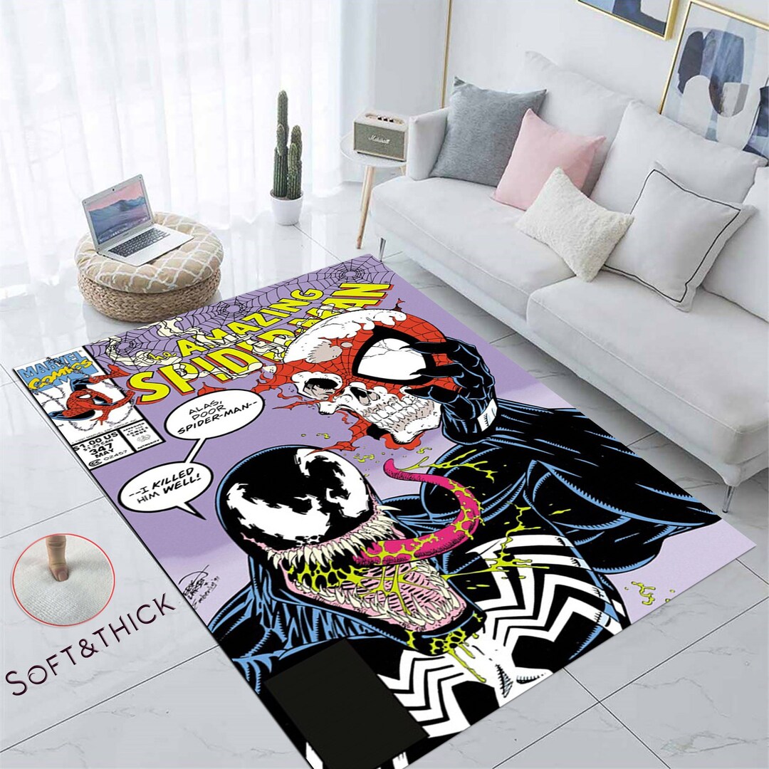 Legend Cartoon Rug, Spider-man, Venom, Legend, Spiderman, Comic Book ...