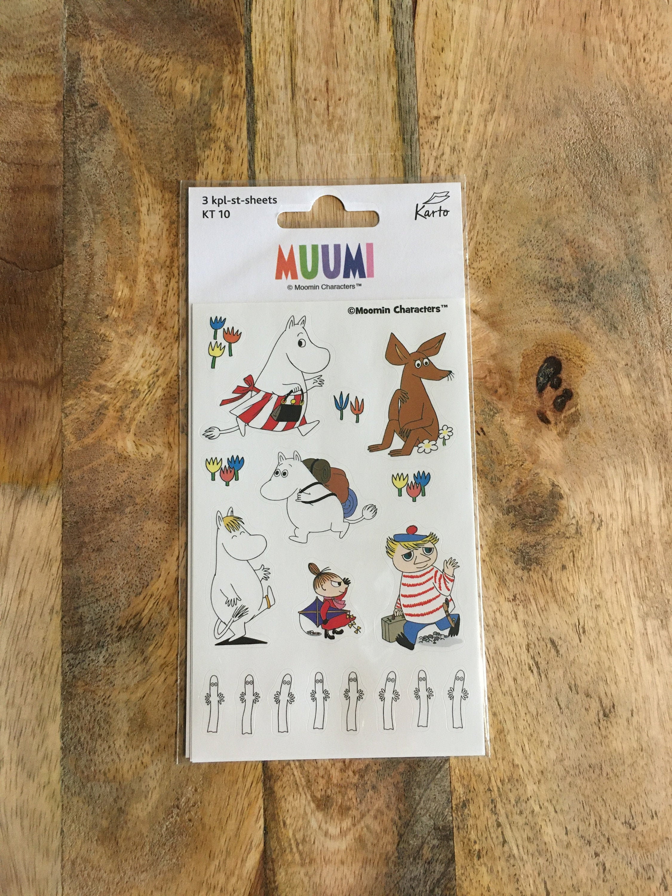 3 sheets of Moomin stickers Stickers, Labels & Tags Paper & Party ...