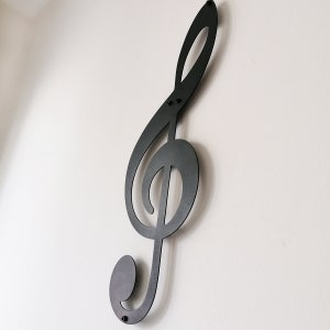 Treble Clef Metal CNC Metal Wall Decor Metal Wall Art - Etsy