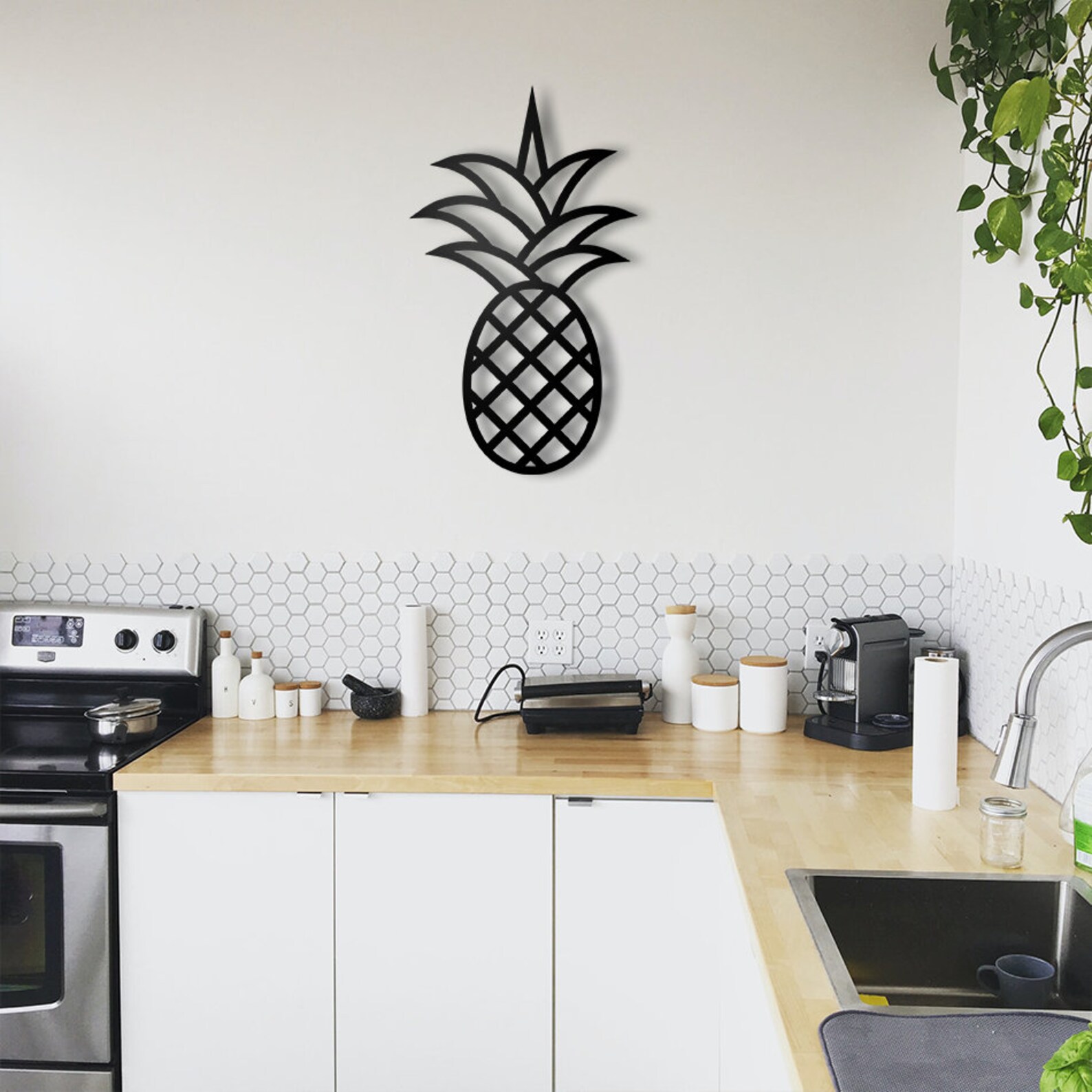 Metal Wall Decor PINEAPPLE Metal Wall Art Metal Decor Metal - Etsy