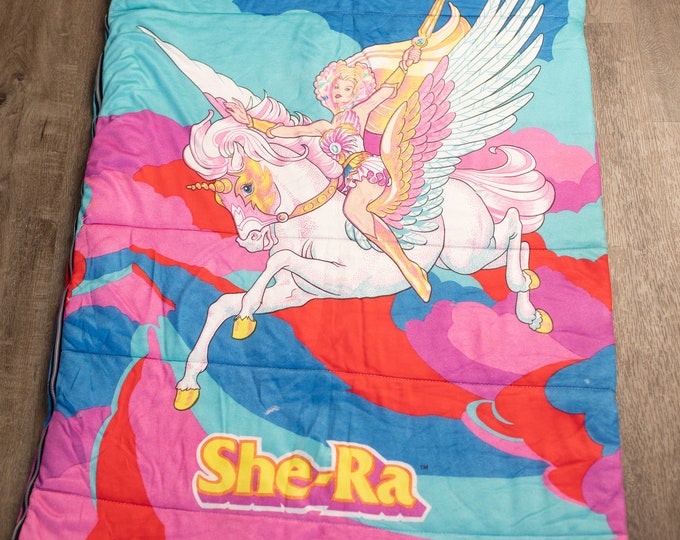 1985 Vintage Mattel She-ra Sleeping Bag - Etsy