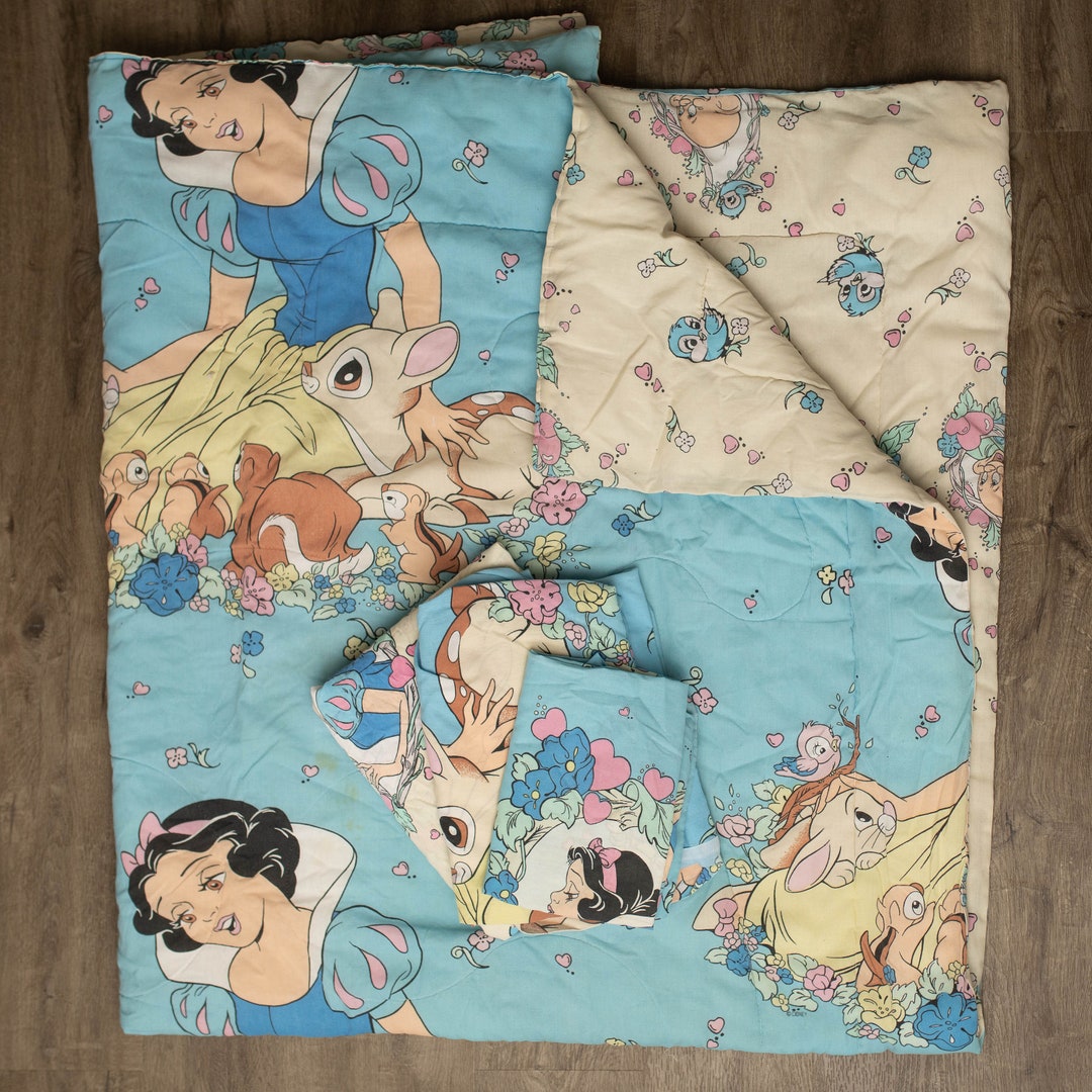 1980s Vintage Snow White Complete Bedding Set - Etsy
