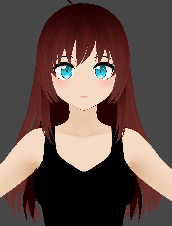 VROID TEXTURES - Natural Hair Colors Texture Pack - Hand Drawn - 3D ...