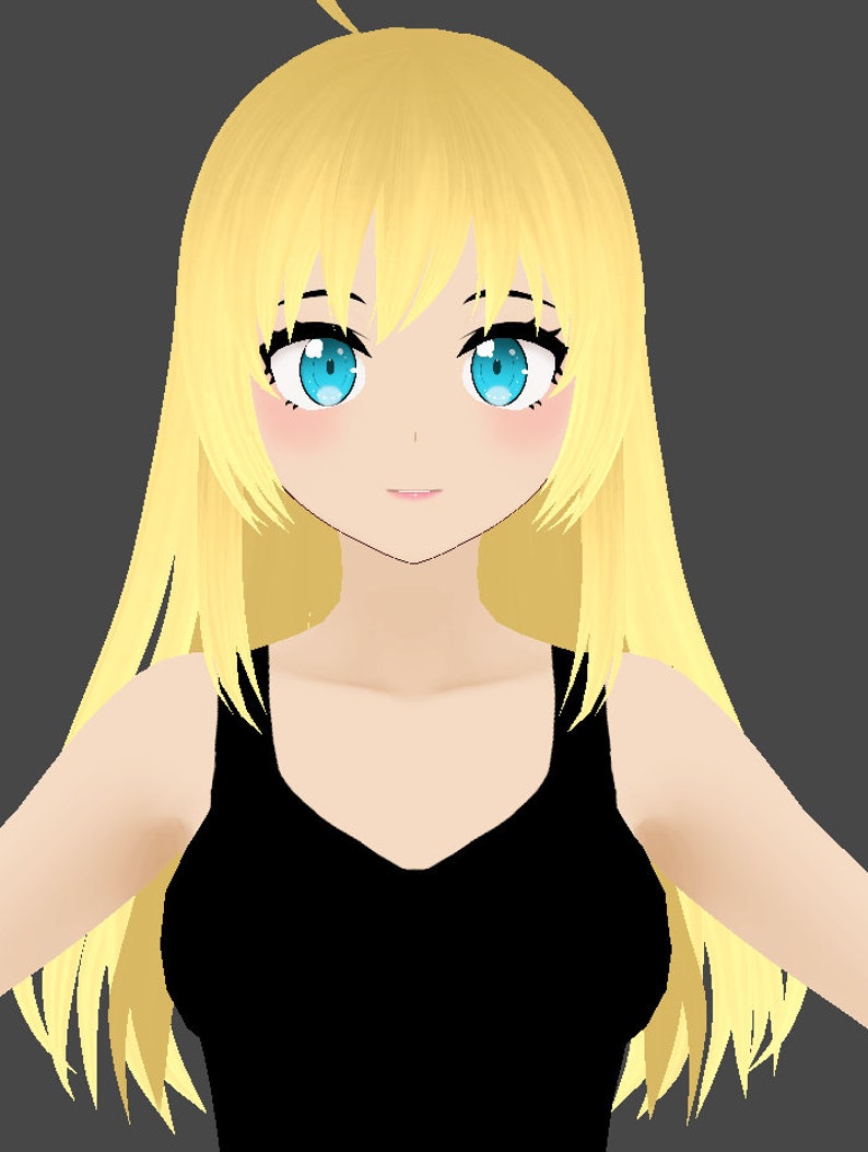 VROID TEXTURES - Natural Hair Colors Texture Pack - Hand Drawn - 3D ...