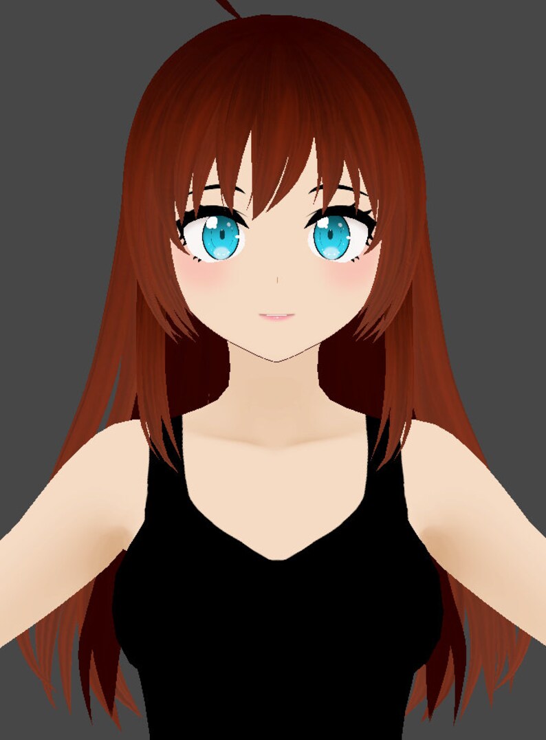 VROID TEXTURES - Natural Hair Colors Texture Pack - Hand Drawn - 3D ...