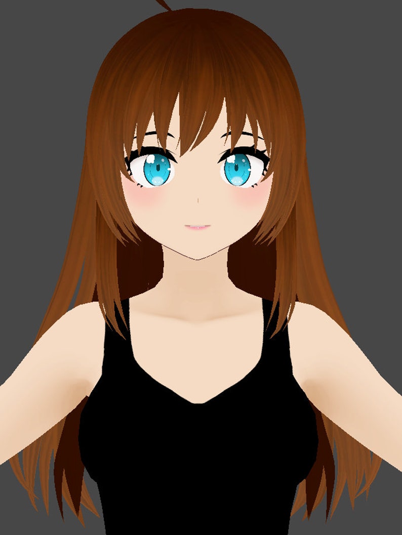 VROID TEXTURES - Natural Hair Colors Texture Pack - Hand Drawn - 3D ...