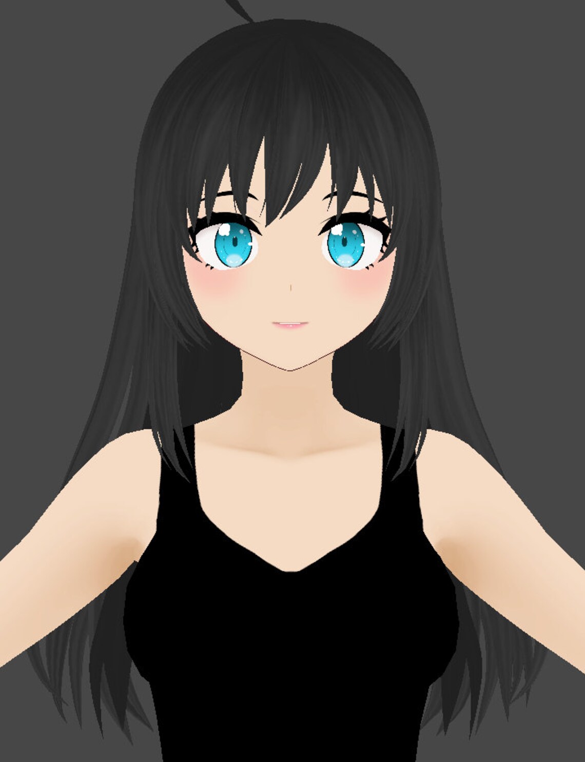 VROID TEXTURES - Natural Hair Colors Texture Pack - Hand Drawn - 3D ...