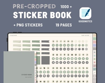 1000 Sticker Book - Etsy