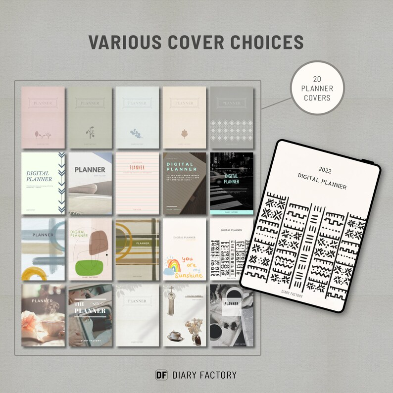 NOTEBOOK - Landscape 5 Digital Notebooks Bundle - Goodnotes and ...