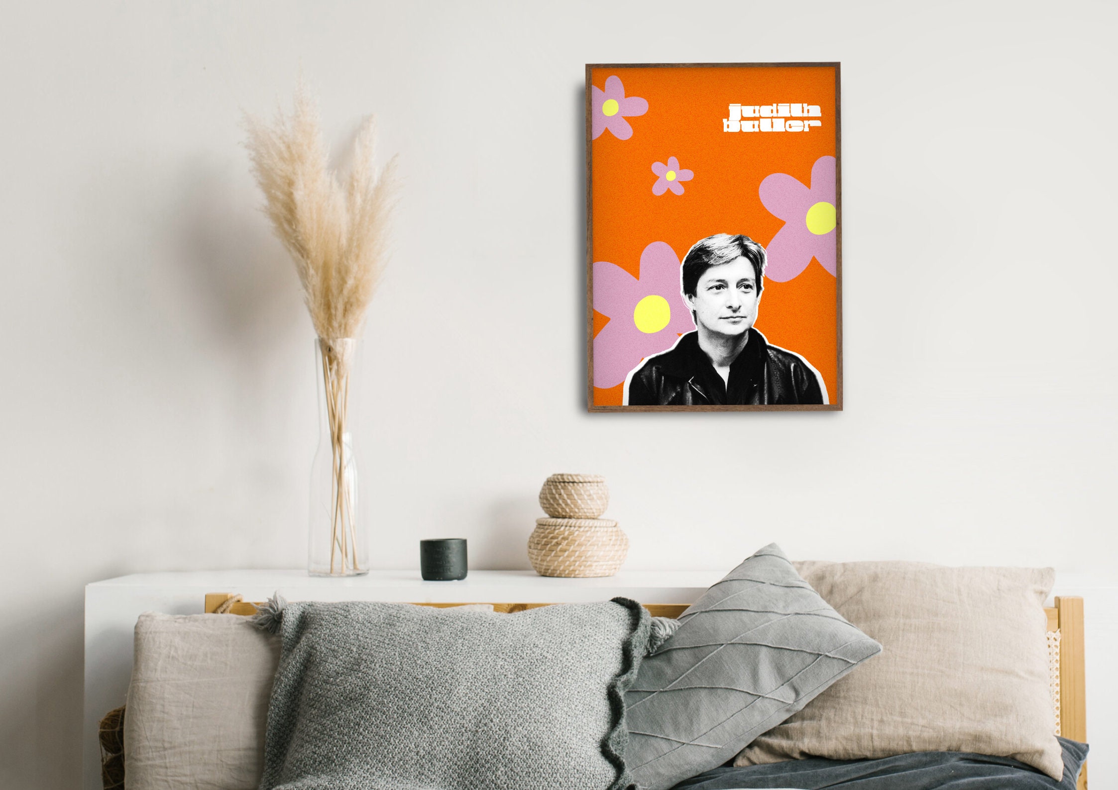 Judith Butler Portrait · Feminist Icon · Retro Poster · Queer Theory ...