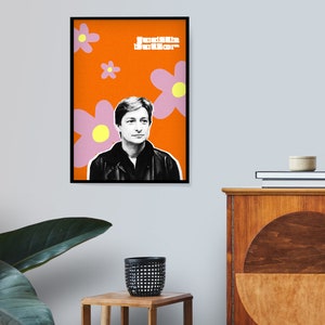 Judith Butler Portrait · Feminist Icon · Retro Poster · Queer Theory ...