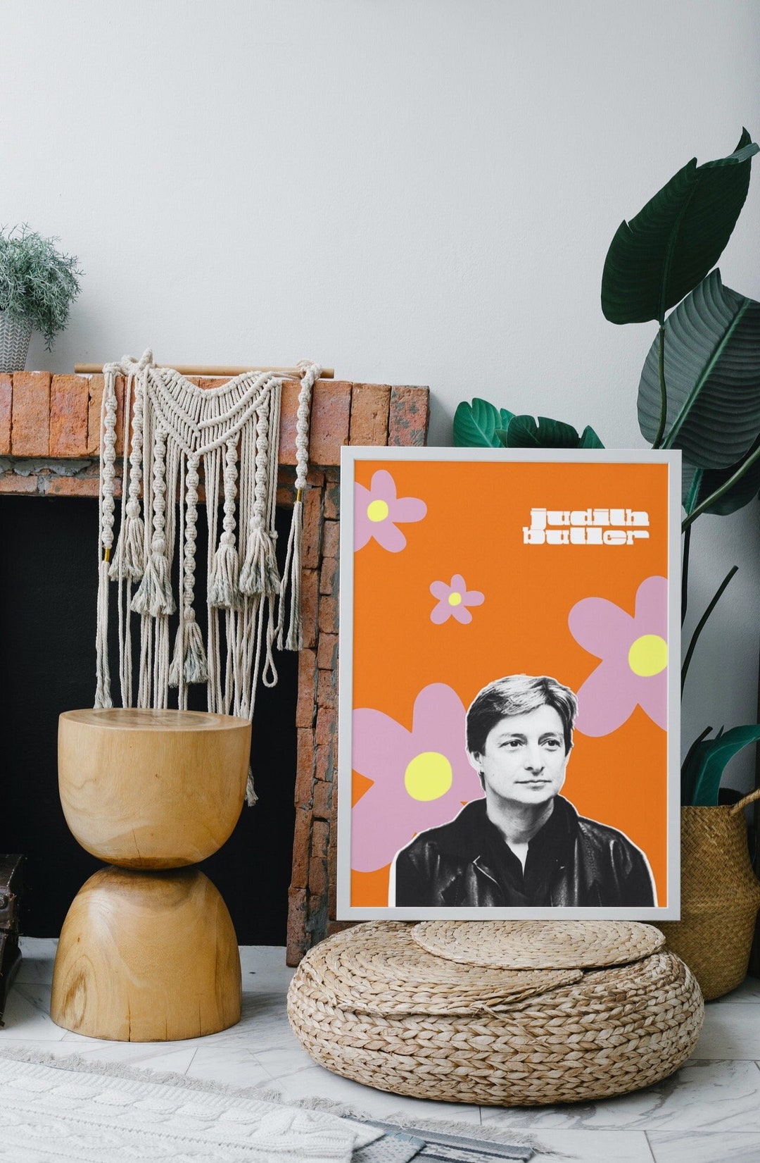 Judith Butler Portrait · Feminist Icon · Retro Poster · Queer Theory ...