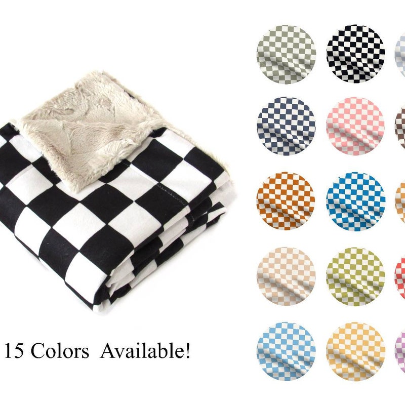 Checkered Blanket - Etsy