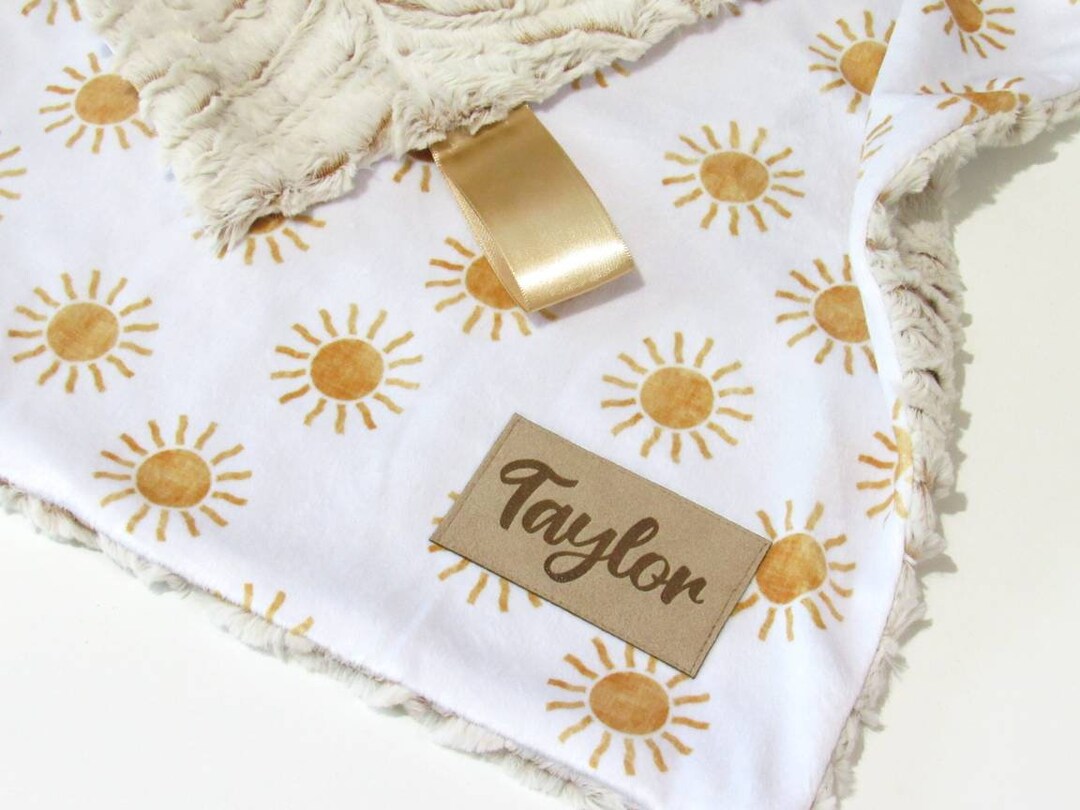 Personalized Sunshine Baby Lovey, Lovey With Name, Sunshine Baby Lovey ...