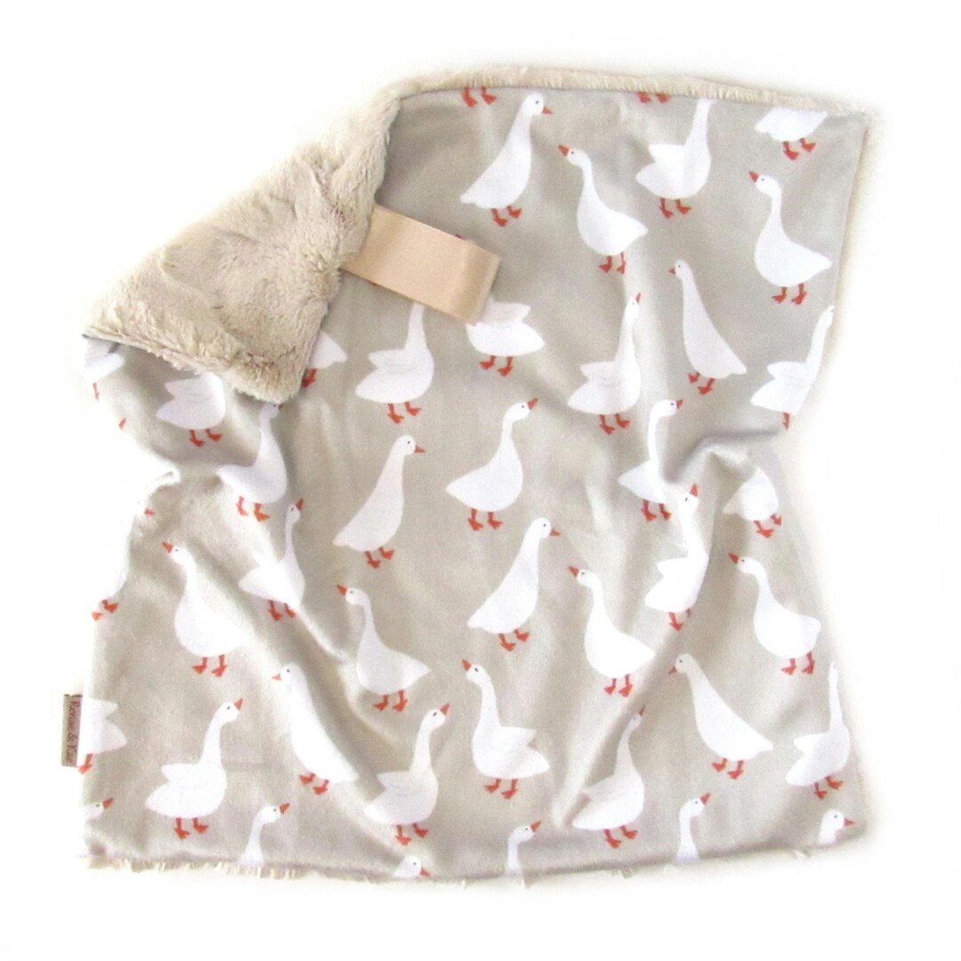 Light Tan Goose Lovey, Farm Geese Baby Lovey, Goose Baby Lovey, Animal ...