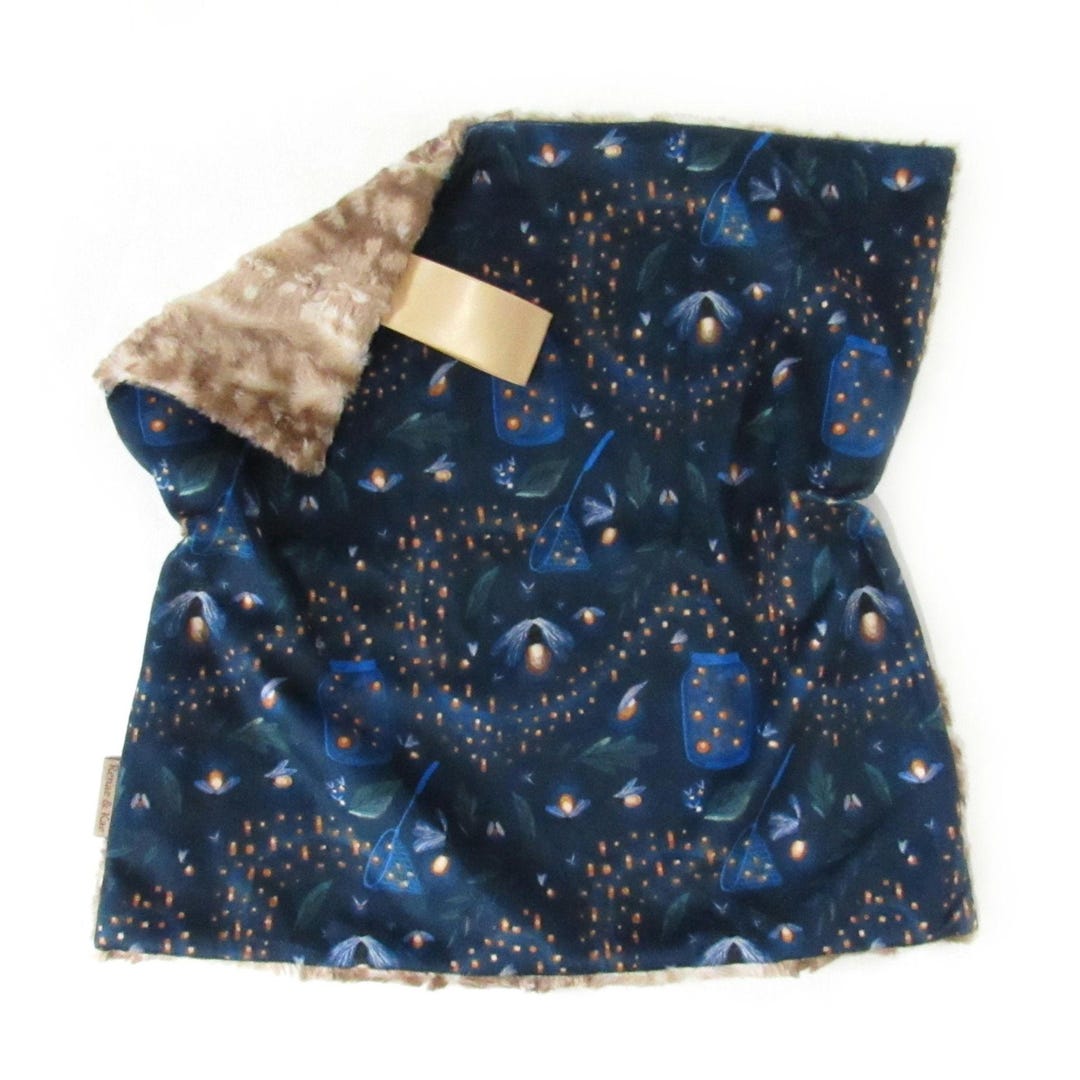 Catching Fireflies Baby Lovey, Blue Firefly Lovey, Faux Fur Lovey ...
