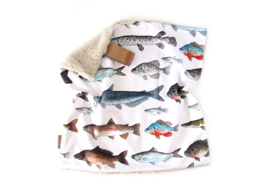 Colorful Freshwater Fish Lovey, Fishing Lovey, Fish Baby Lovey, Fishing ...