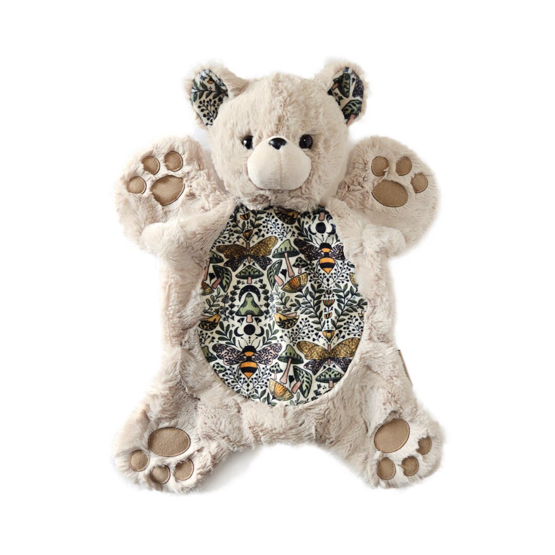 Teddy Bear Lovey, Mushroom and Moths Lovey, Wild Flowers and Grass ...