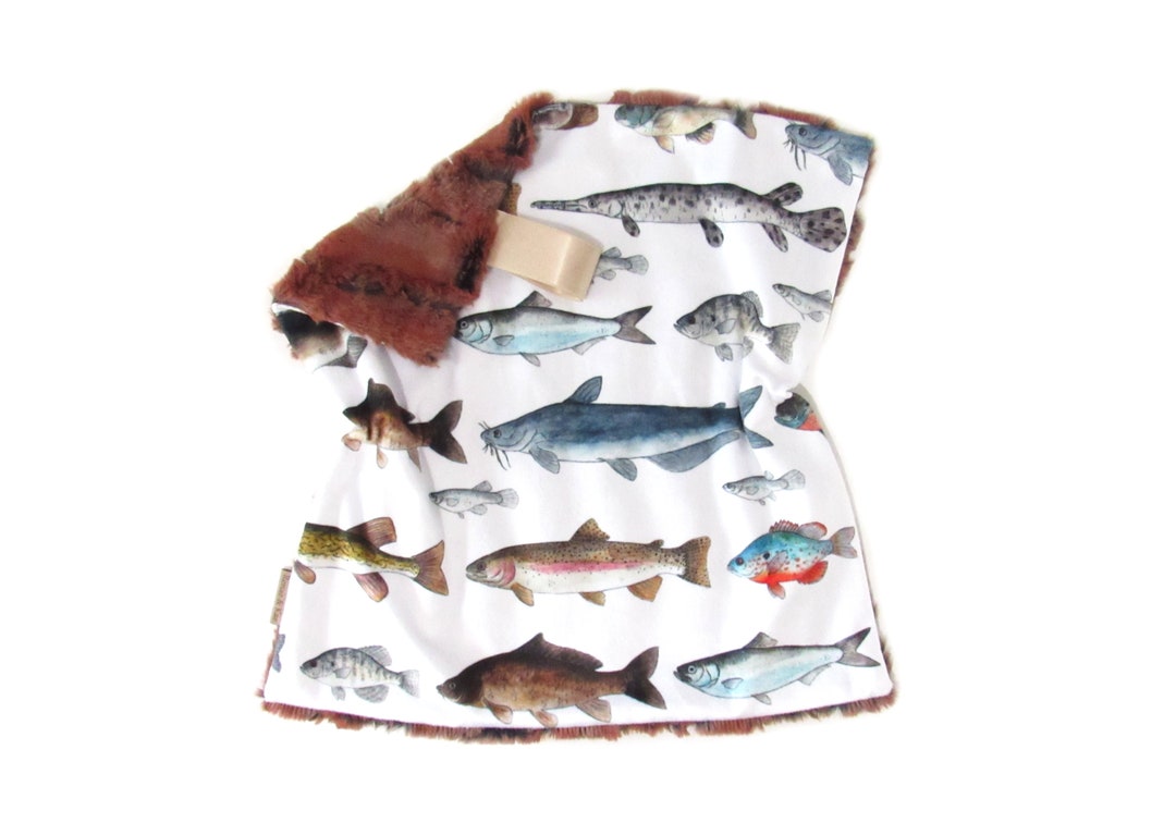 Freshwater Fish Baby Lovey, Fish Lovey, Fish Baby Nursery, Fishing ...