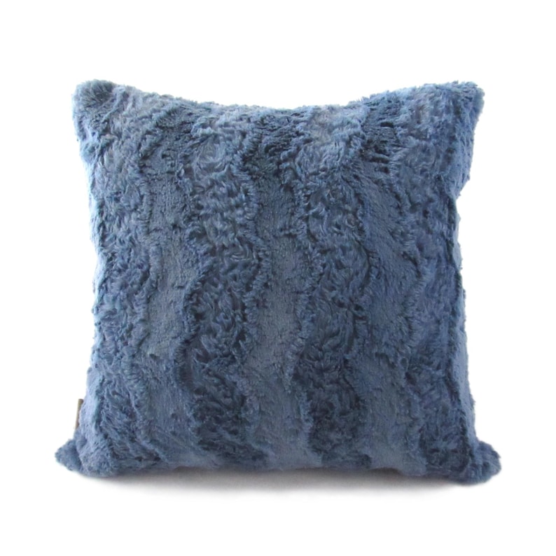 Faux Fur Pillow Cover, the Softest Minky Pillowcase, Textured Faux Fur ...