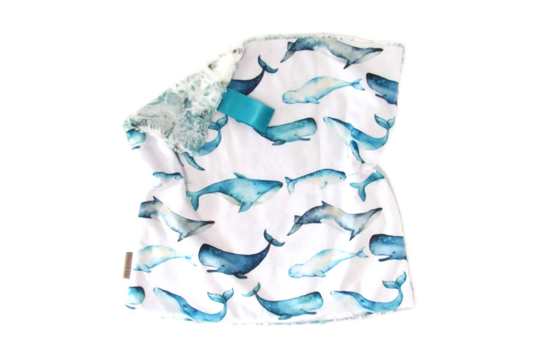Watercolor Whales Lovey, Ocean Lovey, Ocean Baby Shower Gift, Whale ...