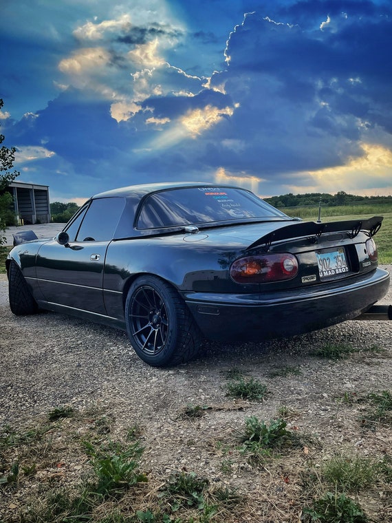 Aggressive Ducktail Spoiler Powder Coated Aluminium Wing for - Etsy